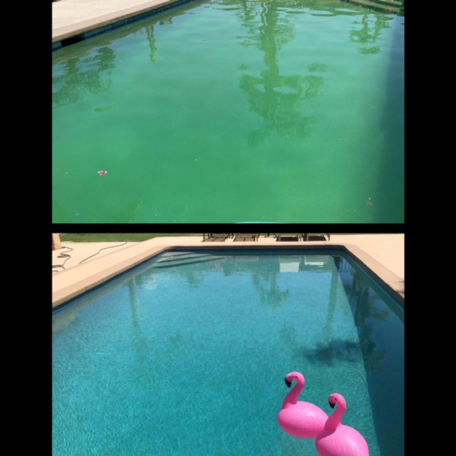 Pool Acid Wash in the Coachella Valley